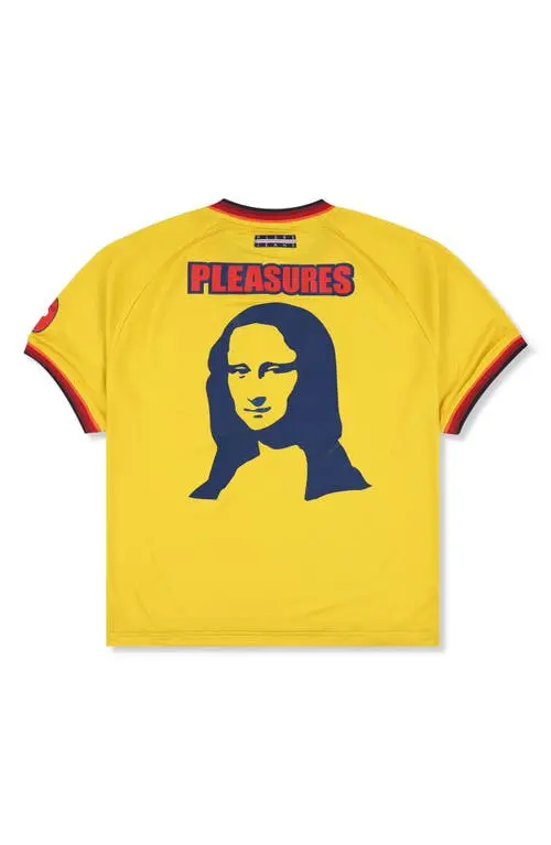 PLEASURES Mona Sport Graphic Knit T-shirt