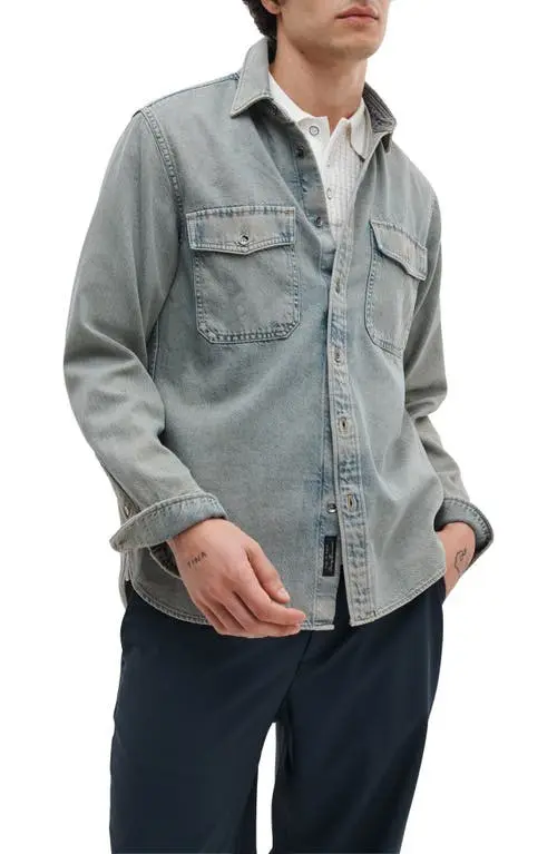 Rag & Bone Infuse Denim Cpo Overshirt - Mrrik