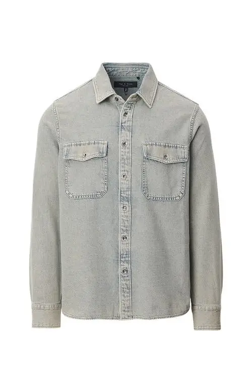 Rag & Bone Infuse Denim Cpo Overshirt