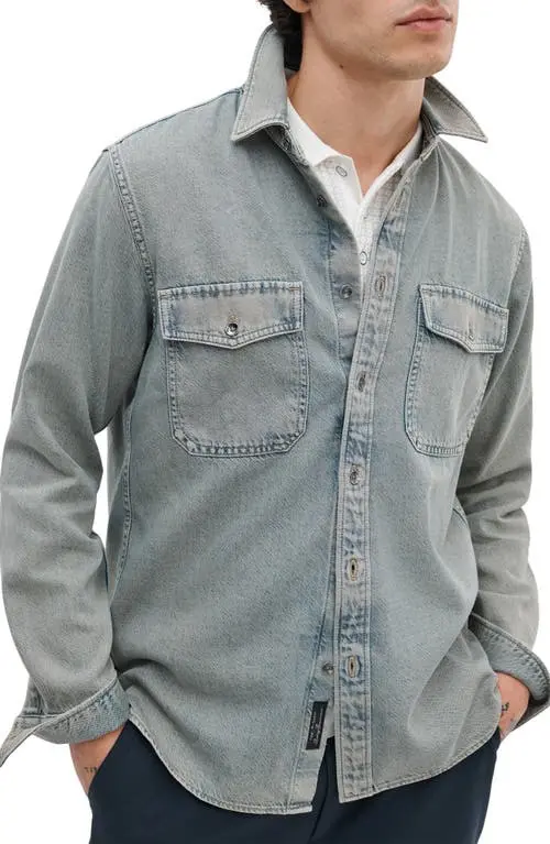Rag & Bone Infuse Denim Cpo Overshirt