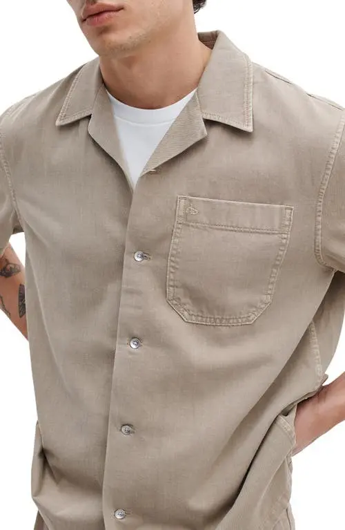 Rag & Bone Resort Short Sleeve Denim Button-up Shirt