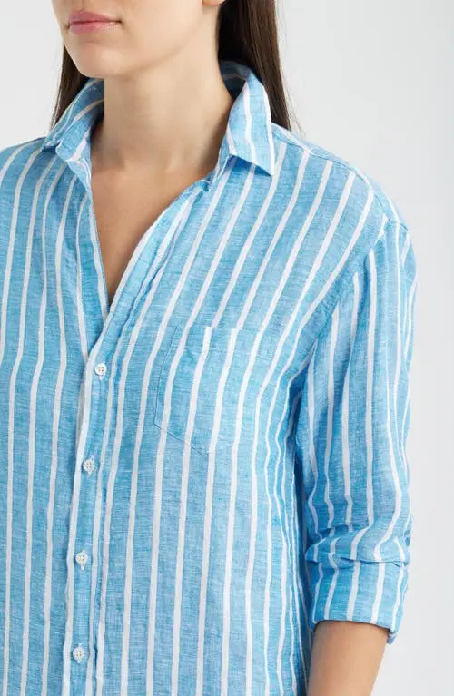 Frank & Eileen Mary Classic Long Sleeve Linen Shirtdress