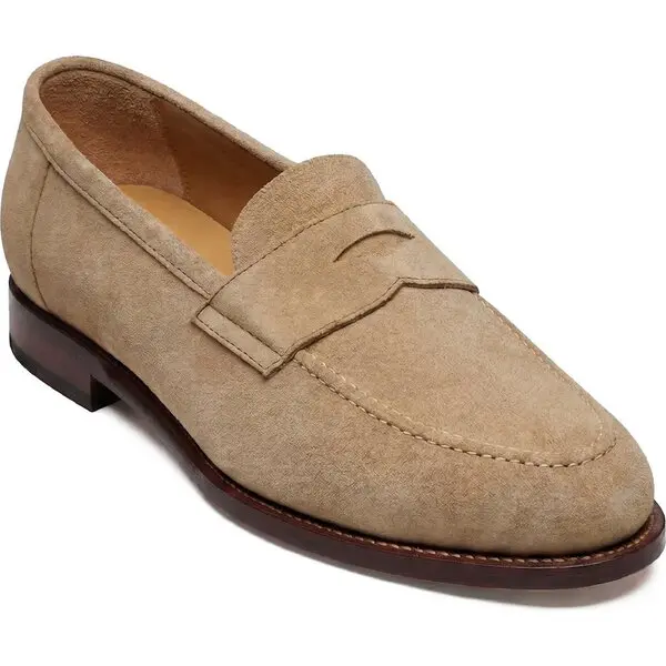 MORJAS The Penny Loafer Suede - Sand Suede