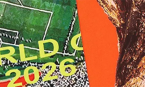 PLEASURES World Cup Patchwork Cotton Shorts