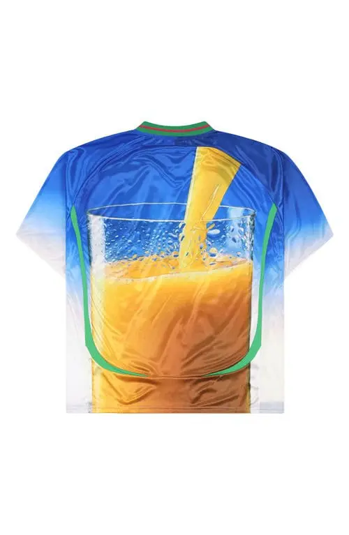 PLEASURES Graphic Print Knit Jersey