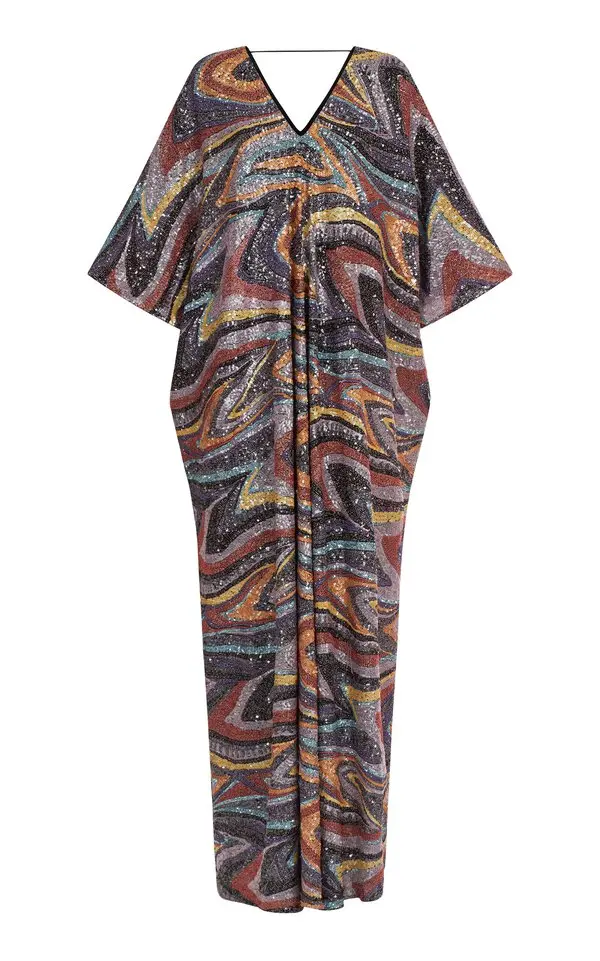 TALLER MARMO Sequined Kaftan - Multi