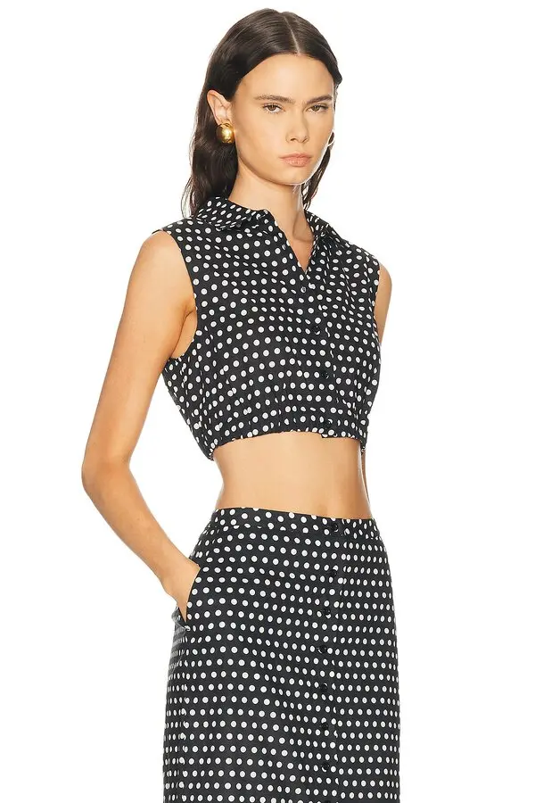 FRAME The Polka Dot Top