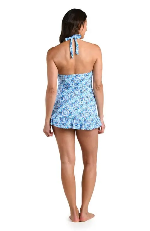La Blanca Costa Azul Halter Tankini Top