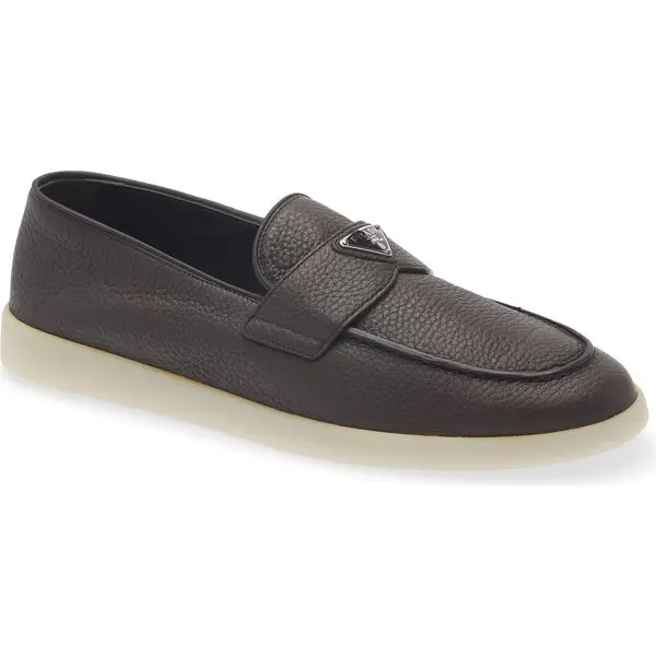 Prada St. Tropez Loafer - Caffe