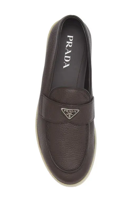 Prada St. Tropez Loafer - Caffe