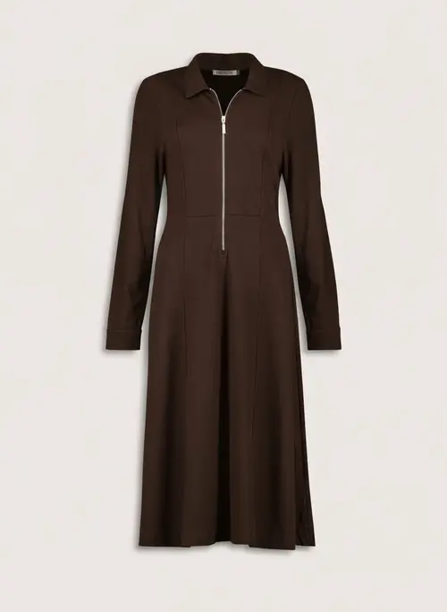 BAUKJEN Mariposa Ponte Zip Front Midi Dress
