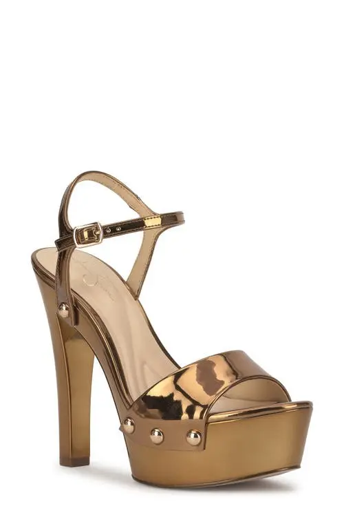 Jessica Simpson Calenta-o Platform Sandal - Bronze