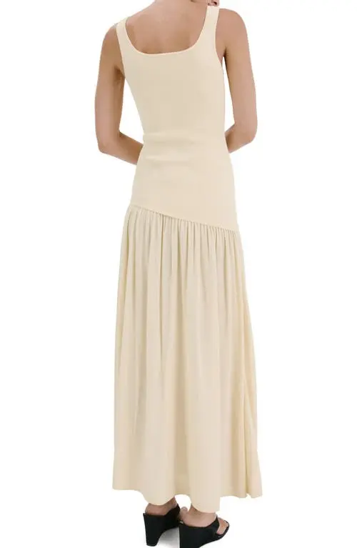 Mango Asymmetric Cut Knit A-line Dress