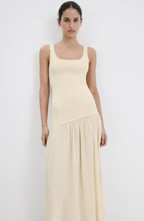 Mango Asymmetric Cut Knit A-line Dress