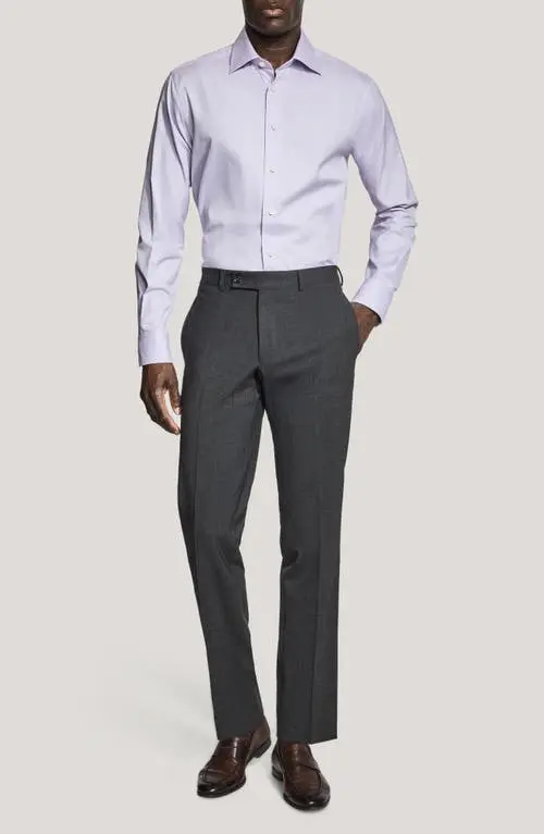 JACK VICTOR Dream Cotton Stretch Twill Dress Shirt - Lilac