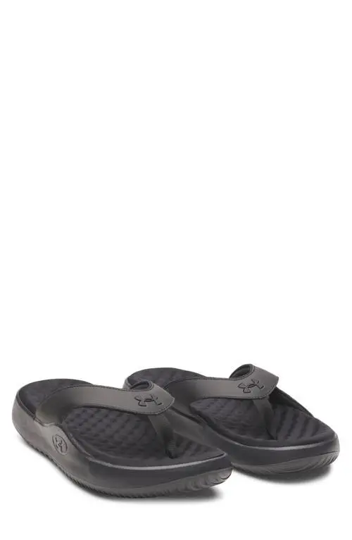 Under Armour Ignite Pro Water-resistant Flip Flops - Black