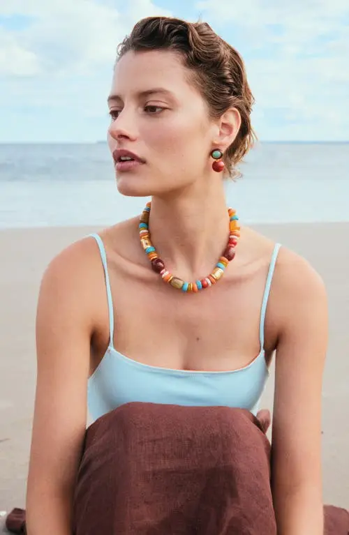 LIZZIE FORTUNATO Souvenir Beaded Necklace
