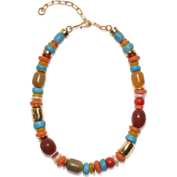 LIZZIE FORTUNATO Souvenir Beaded Necklace - Multi