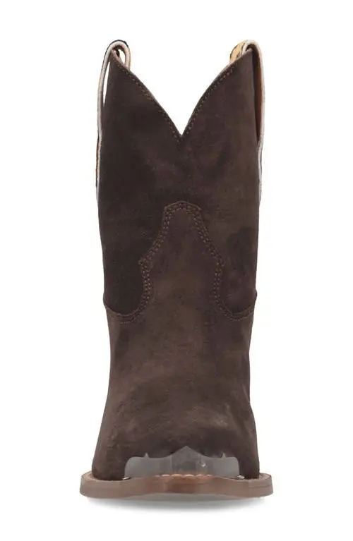 DINGO Texas Charm Calf Hair Bootie - Brown
