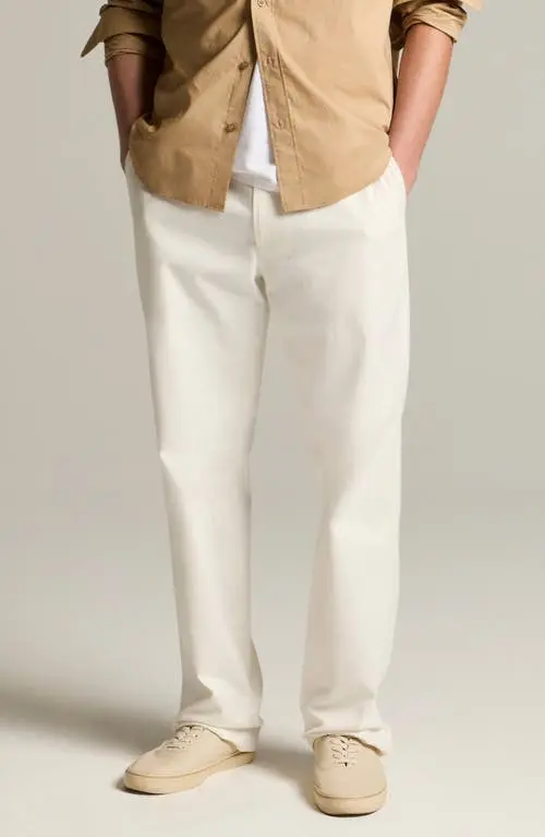 Vince Louie Cotton & Linen Chinos - Blanco