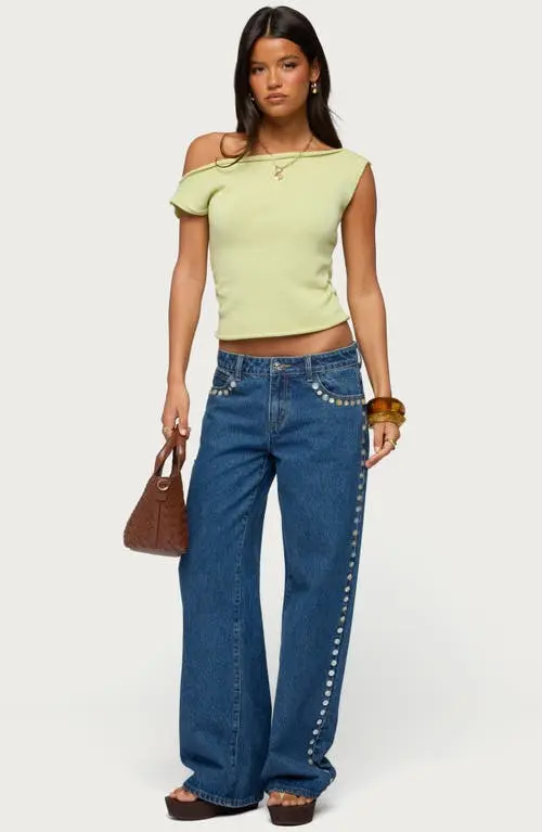 EDIKTED Lauria One-shoulder Sweater