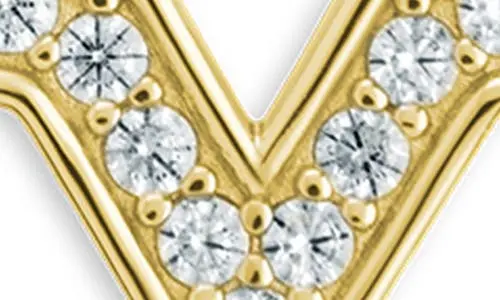 Sterling Forever Pave Star Of David Pendant Necklace - Gold
