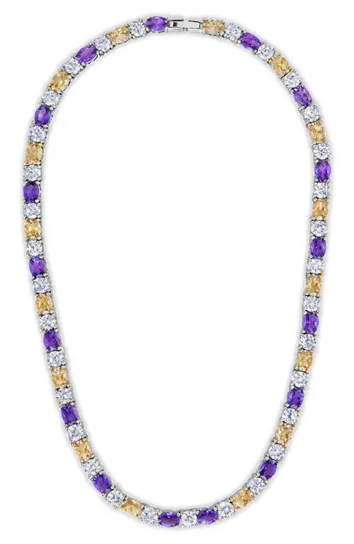 Sterling Forever Ophelia Tennis Necklace