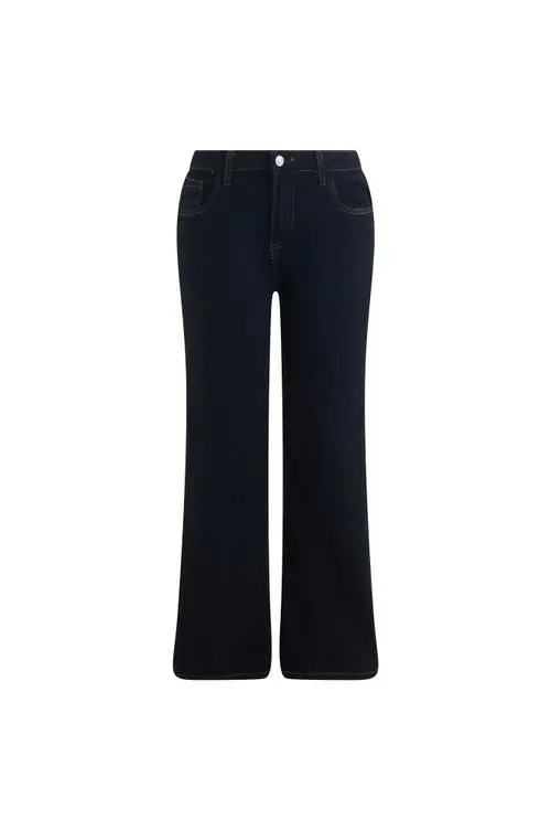 SOLOMON & SAGE Classic Straight-leg Jeans - Black