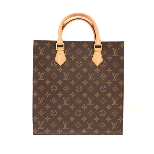 LOUIS VUITTON Shopper Tote Sac Plat Monogram Gm - Brown
