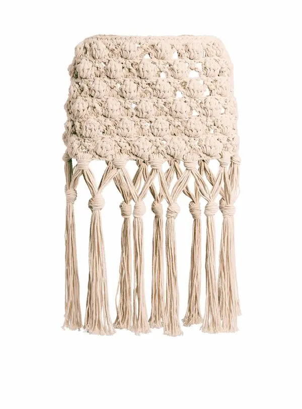 Balmain Crochet Skirt