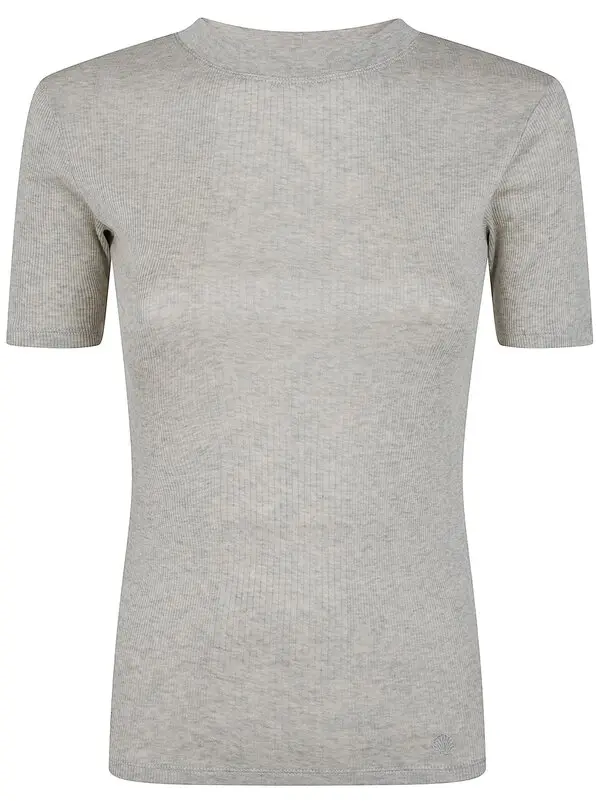 Loulou De Saison T-shirt Fitted "avalyn - Gray