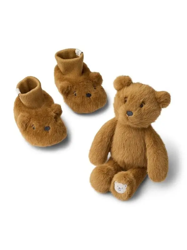 LIEWOOD Basim" Teddy Bear Detail Low-top Sneakers - Brown