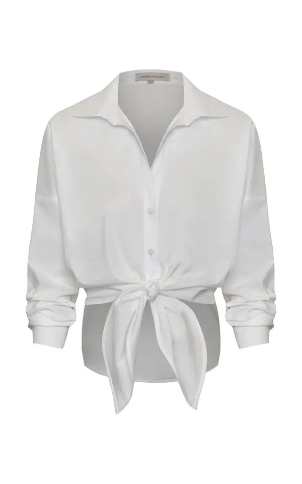 ANDRES OTALORA Ilusion Natural Blouse
