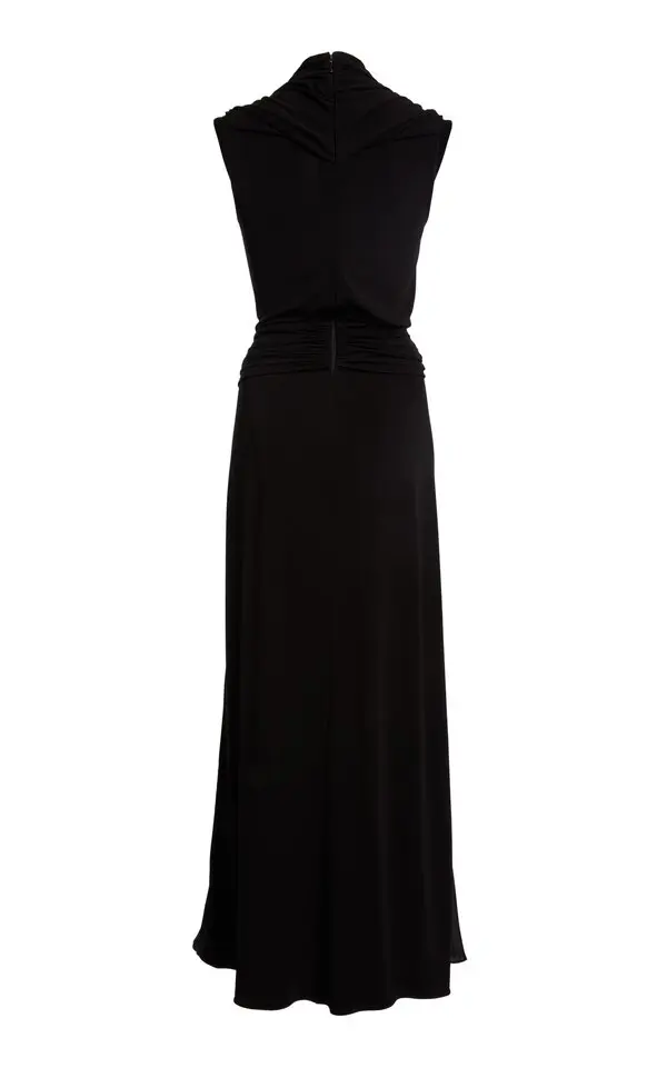 LANVIN Shawl Wrap Maxi Dress