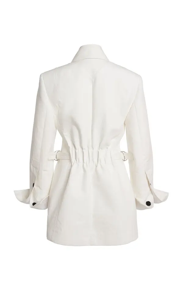 LANVIN Cotton Cinched Peacoat
