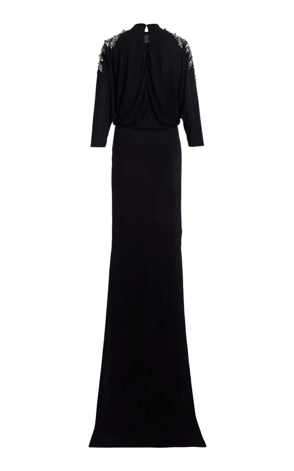 LANVIN Embroidered Bolero Maxi Dress
