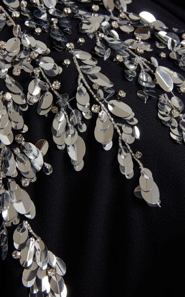 LANVIN Embroidered Bolero Maxi Dress