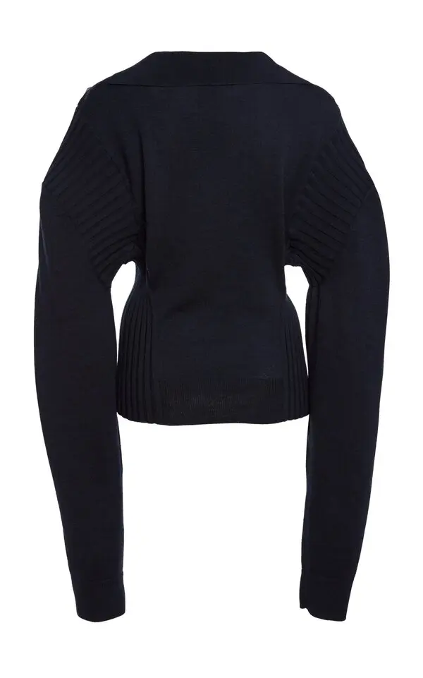 LANVIN Sculpted Wool-blend Jumper