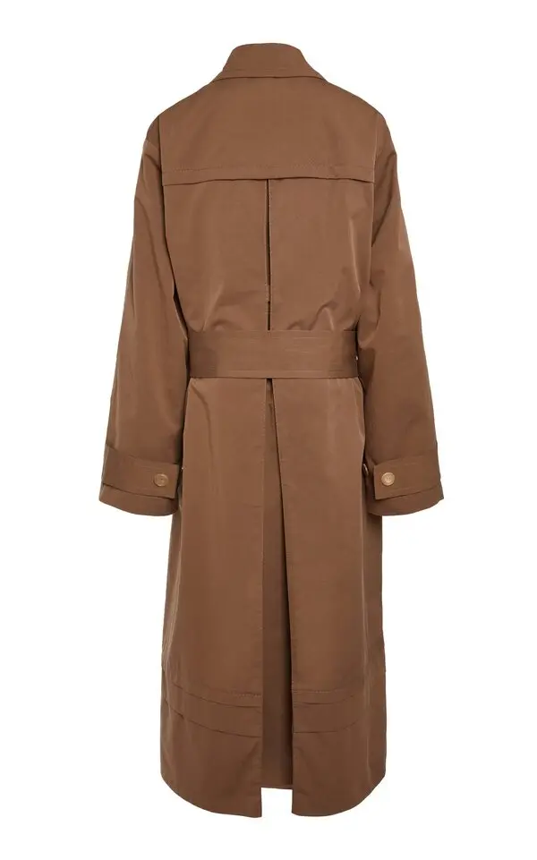 LANVIN Cotton-blend Long Car Coat
