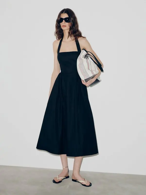 REFORMATION Seine Dress - Black