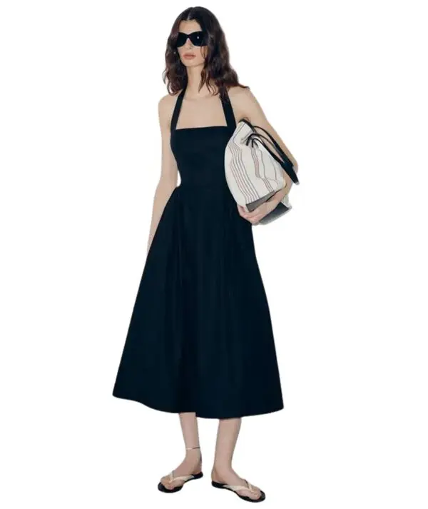 REFORMATION Seine Dress - Black