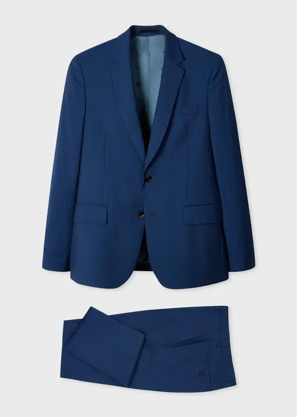 Paul Smith The Soho Tailored-fit Indigo Wool Suit