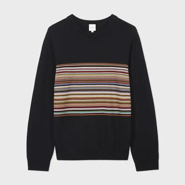 Paul Smith Signature Stripe' Block Wool Sweater