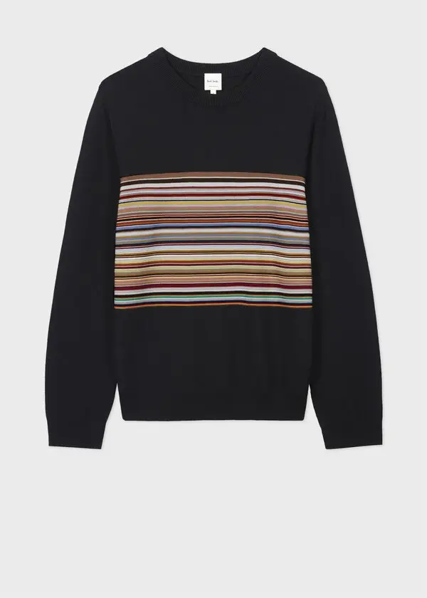 Paul Smith Signature Stripe' Block Wool Sweater