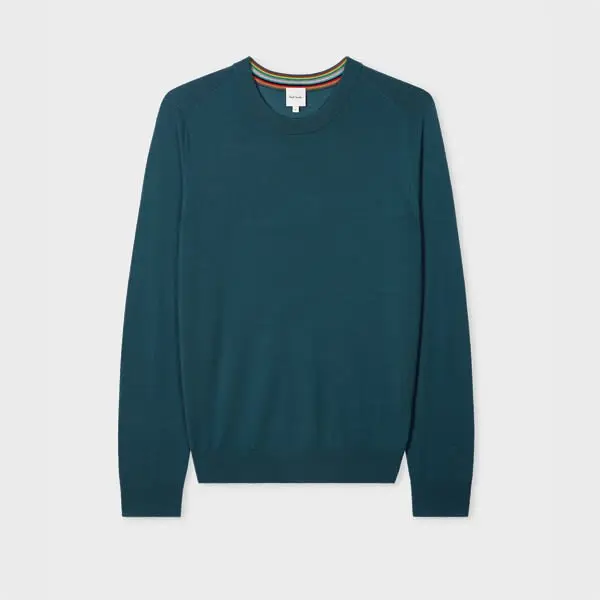 Paul Smith Petrol Merino Wool Sweater