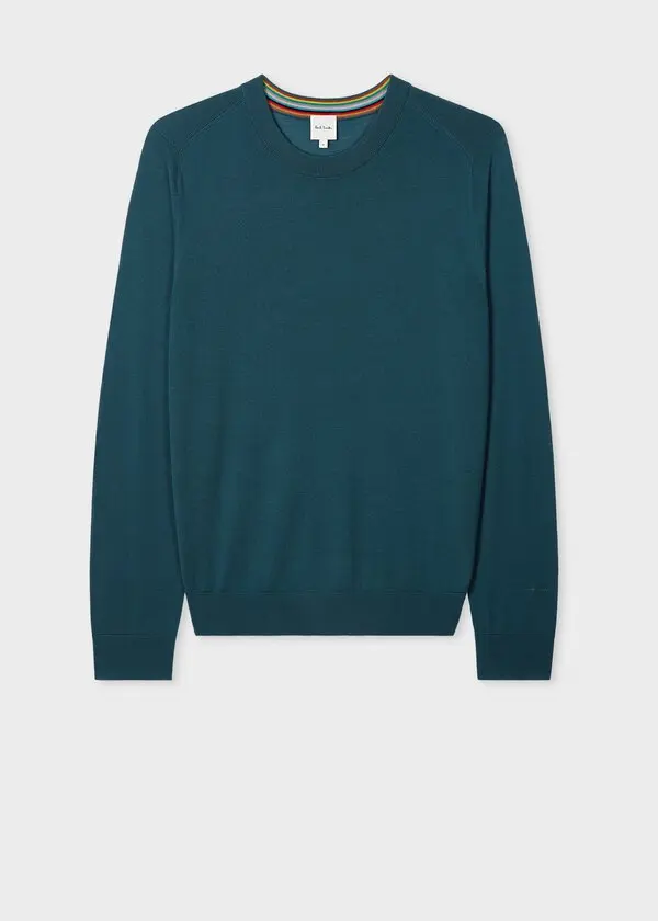 Paul Smith Petrol Merino Wool Sweater