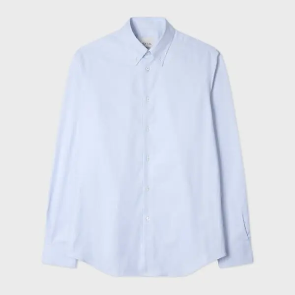 Paul Smith Pale Oxford Cotton Button-down Shirt