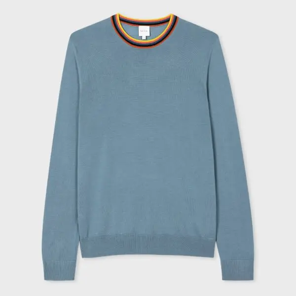 Paul Smith Light Washable Wool 'artist Stripe' Sweater