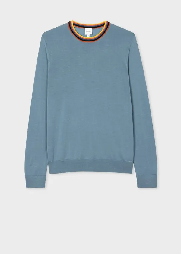 Paul Smith Light Washable Wool 'artist Stripe' Sweater