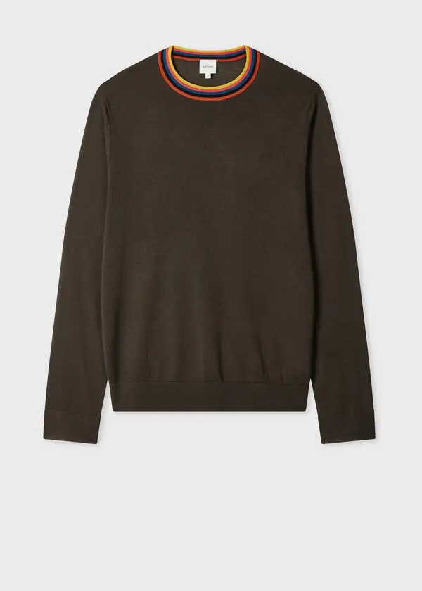 Paul Smith Washable Wool 'artist Stripe' Sweater